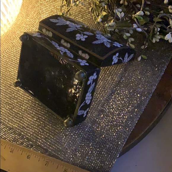 Jewelry | Vintage Enamel Trinket Box | Poshmark